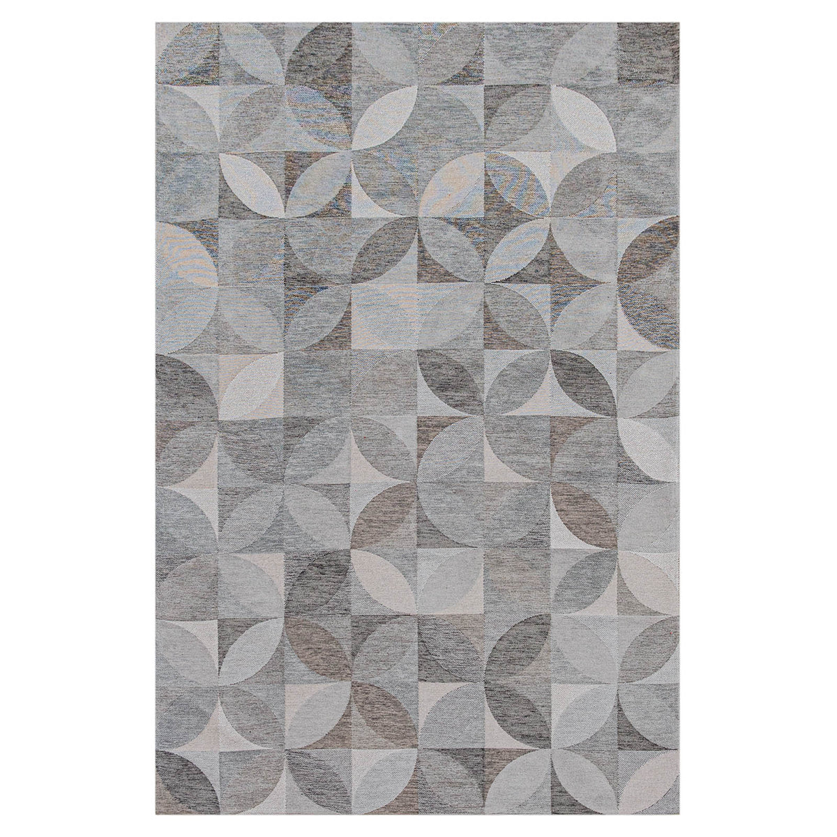 Lola&Moi vloerkleed Rock Crystal - grijs -140x200cm – vtwonen shop