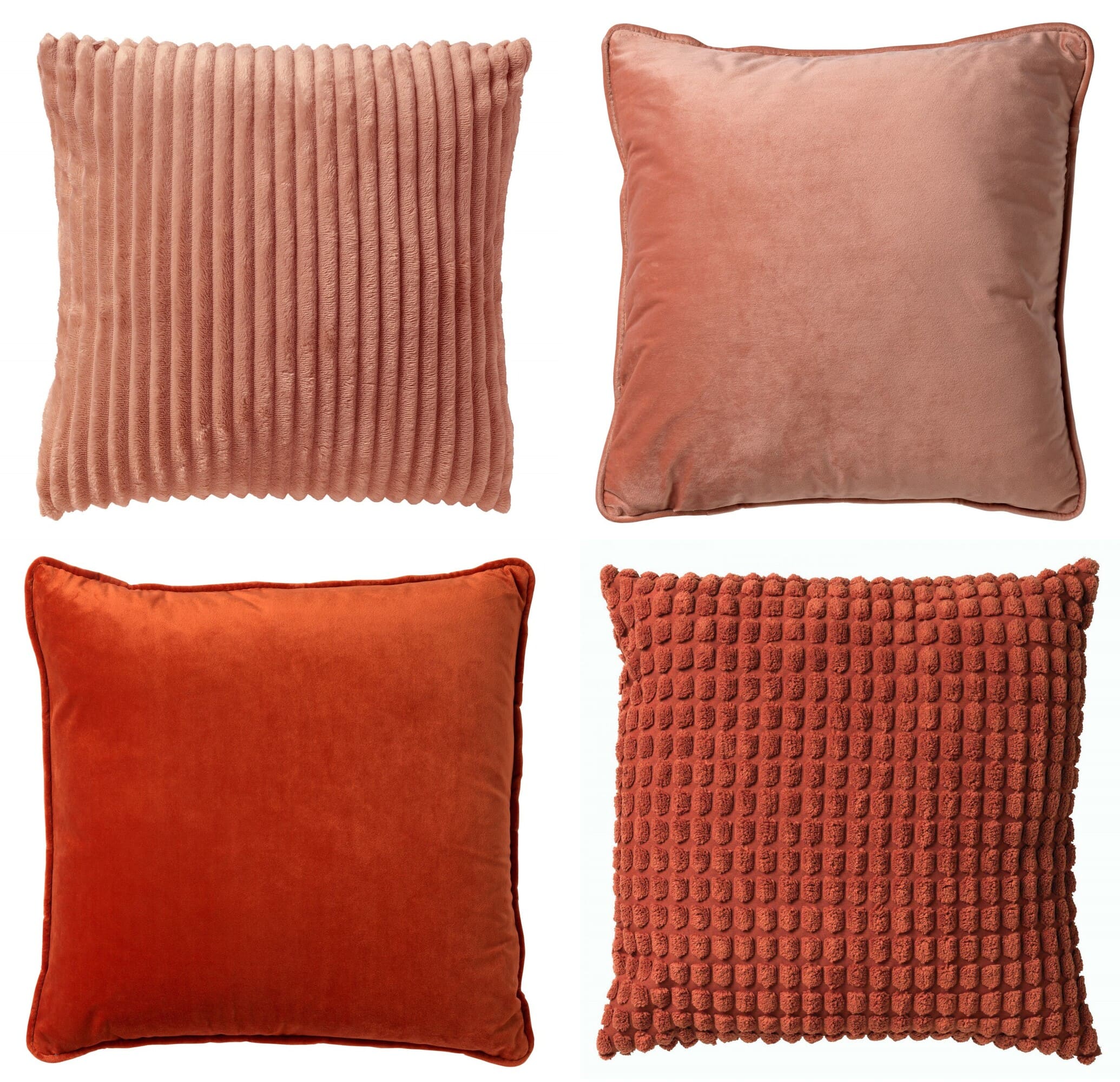 Dutch Decor - KUSSENSET - 4-delig Mixed Textures - 45x45 cm - inclusie ...