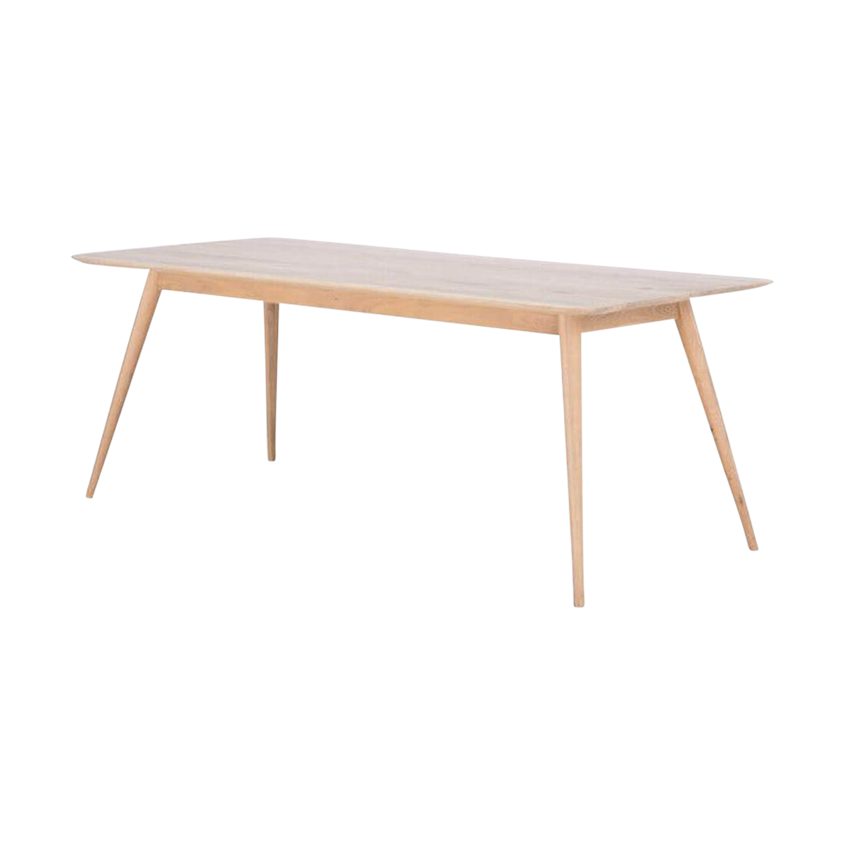 Gazzda Stafa Table Eikenhouten Eettafel 180 x 90 - Whitewash – vtwonen shop