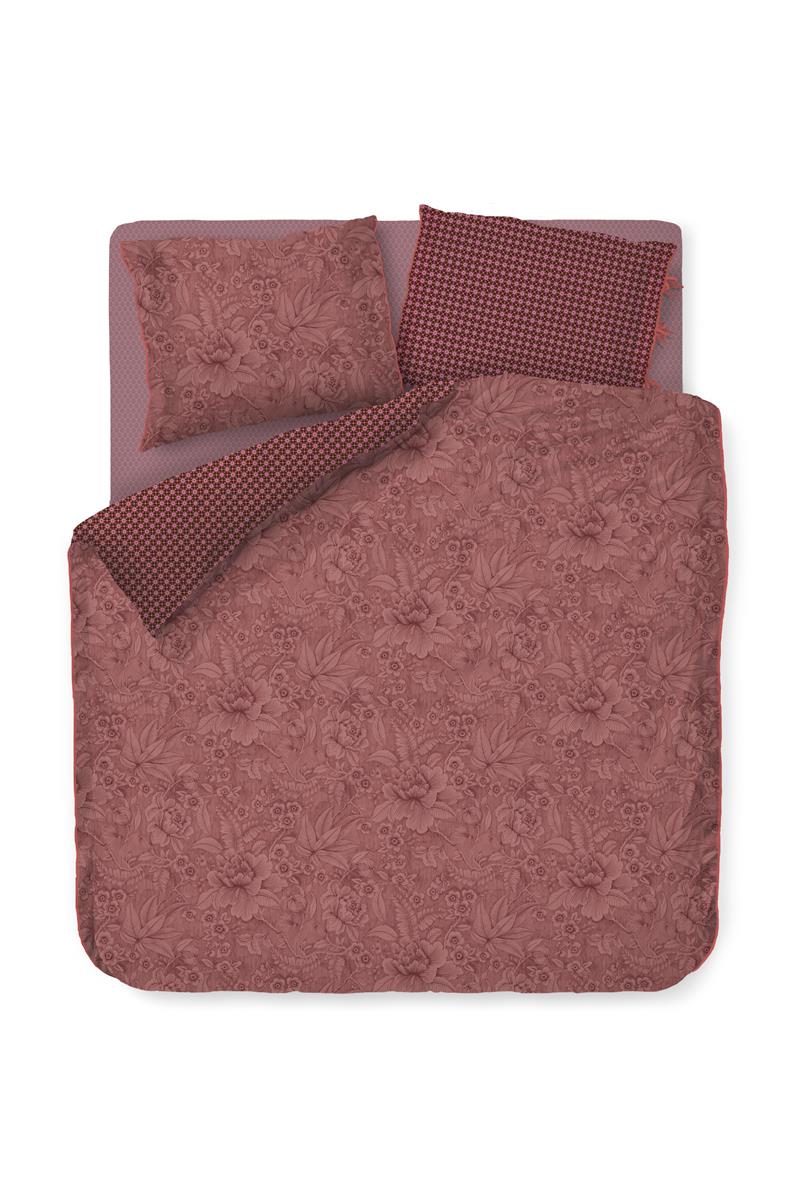 Pip Studio dekbedovertrek Casa Dei Fiori - 200x200/220 cm - steenrood ...
