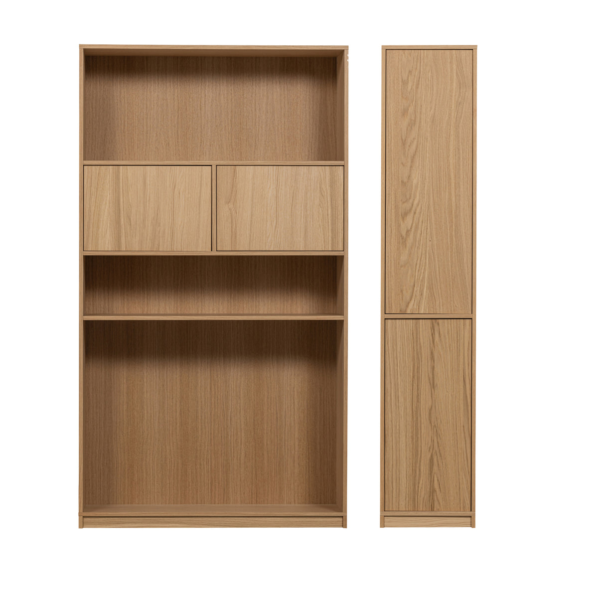 vtwonen bovenkast 110 cm & bovenkast 40 cm Modulair - Eiken- Naturel