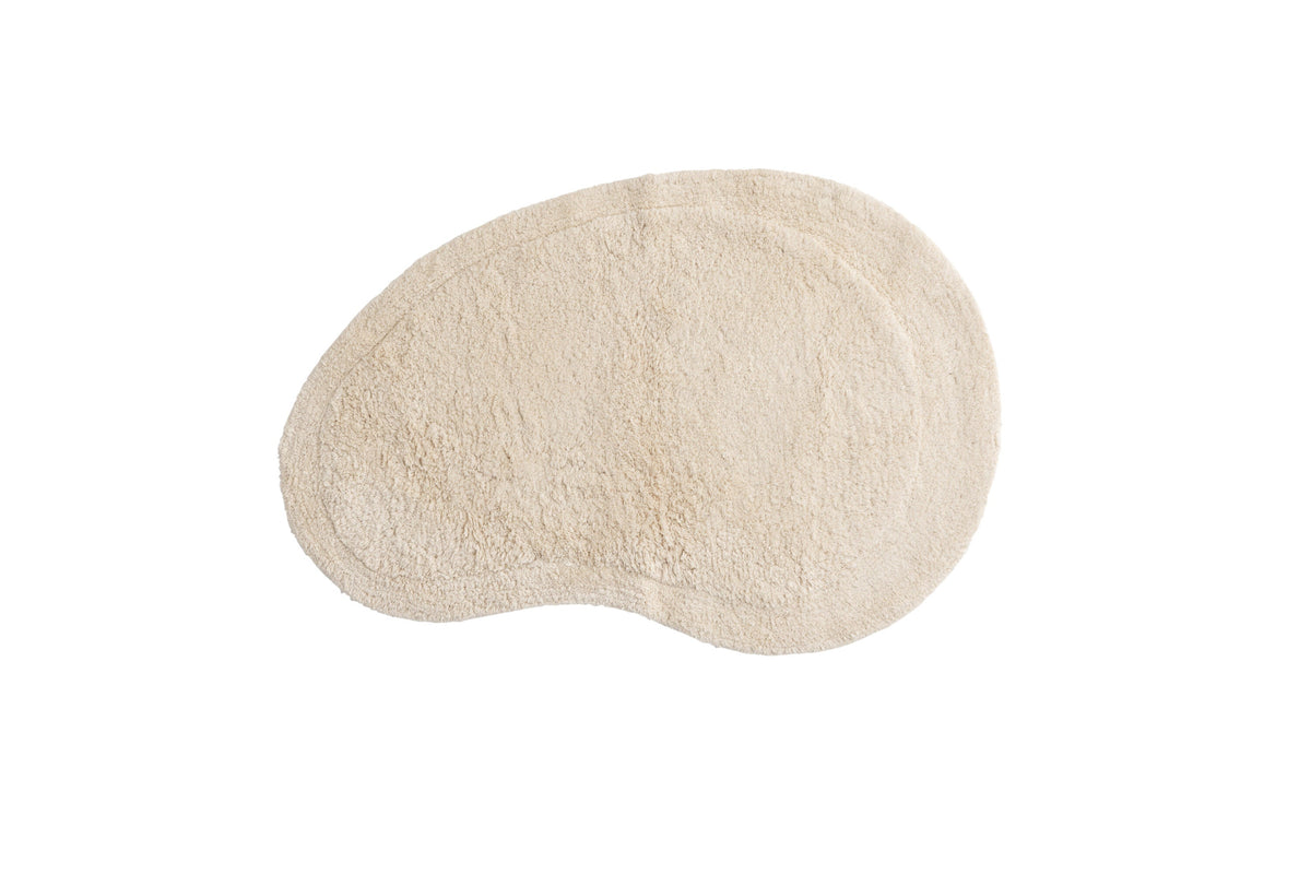 Rebellenclub Hemi Badmat Ovaal - Creme - 60x85cm – vtwonen shop