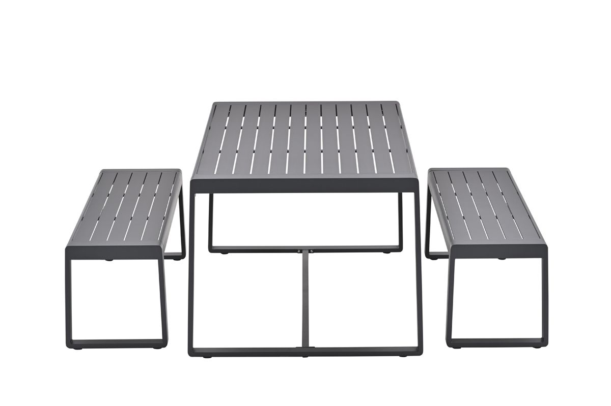 Garden Impressions Amada picknick set - carbon black Amada picknick se ...