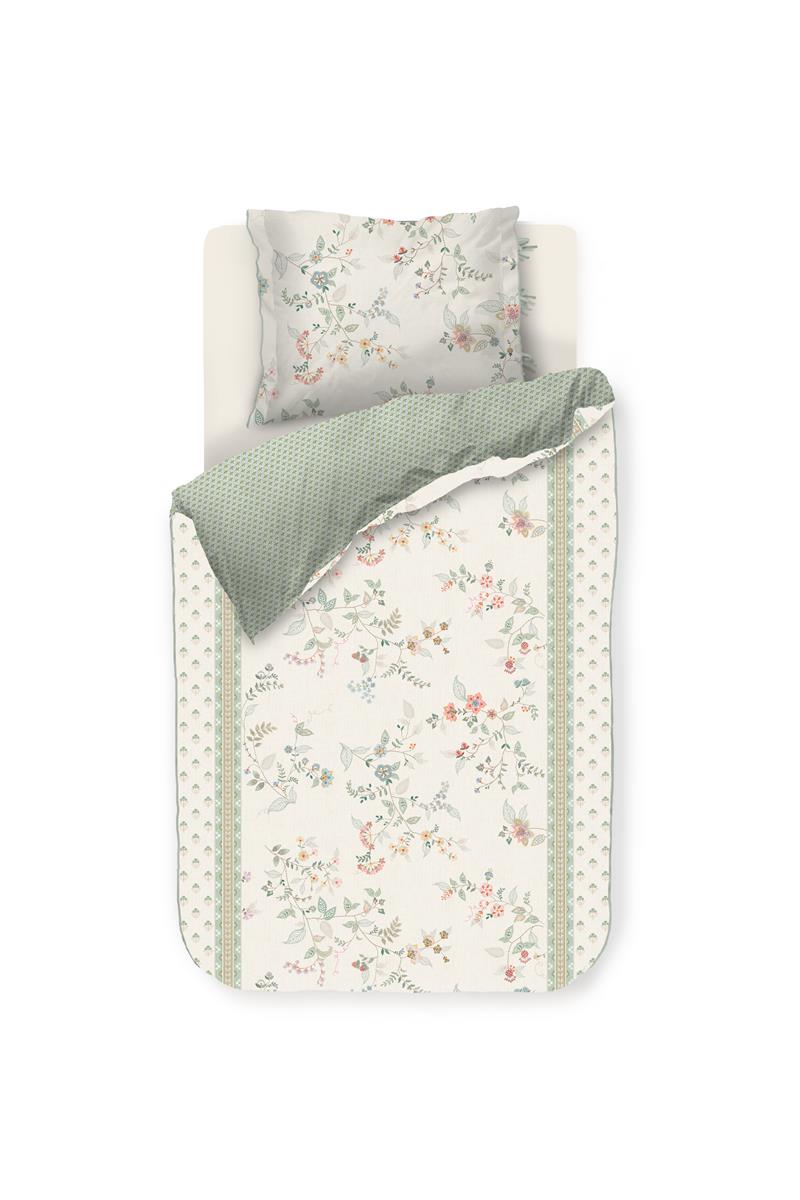 Pip Studio kussensloop Kili Flower - 60x70 cm - wit – vtwonen shop