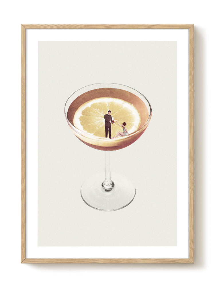 Maarten Léon - My drink needs a drink - PSTR studio Kunst Poster ...
